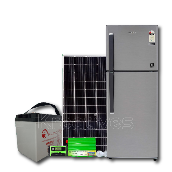 128Ltrs Solar Dc 2 doors fridge system